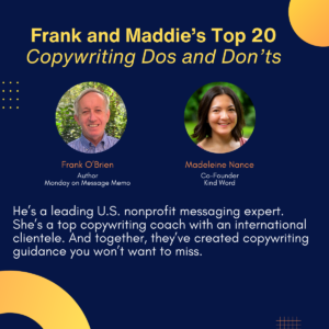 Top 20 Copywriting Do's and Don’ts - Frank OBrien